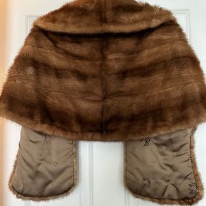 G.FOX & CO. | Jackets & Coats | Iconic G Fox Co Real Fur Shawl Pre ...